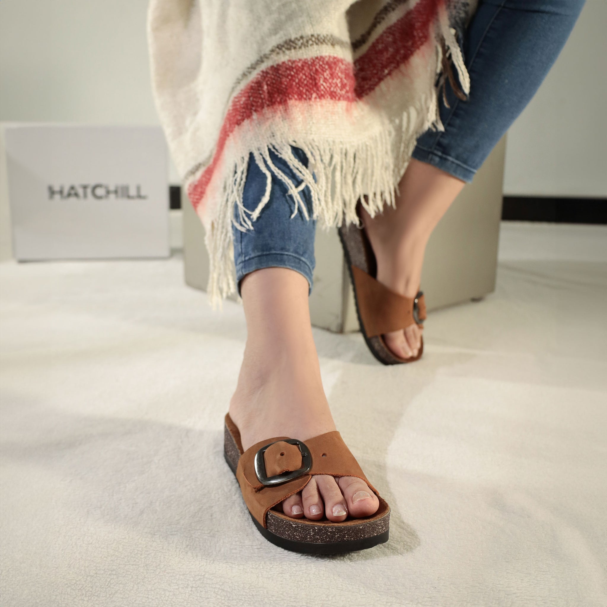 Fiorella Slipper - Brown - Hatchill