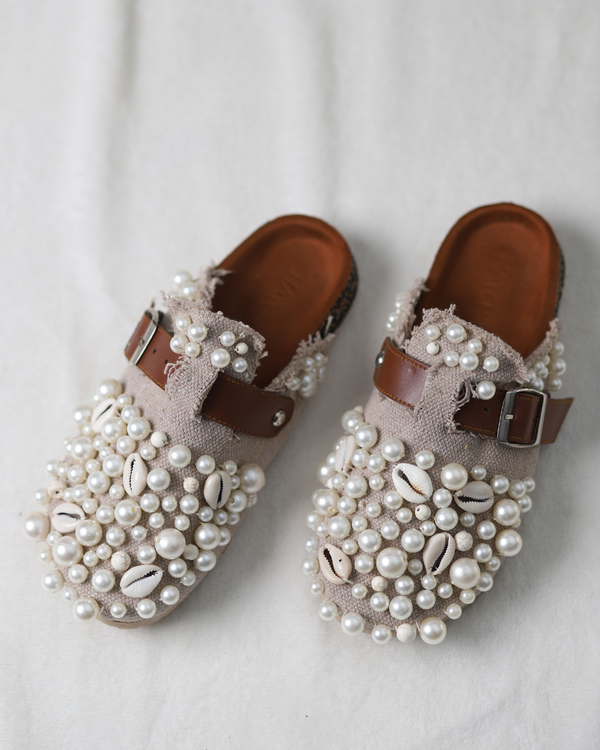 Sand Pearl Clogs